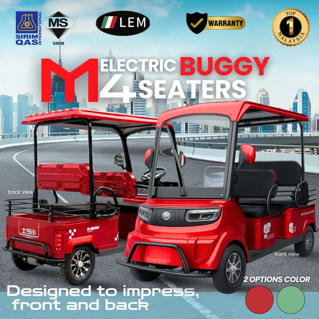 ★LEM★ NEW MODEL LEM 2025!!! FOUR WHEEL ELECTRIC BUGGY M4 4SEATER ...