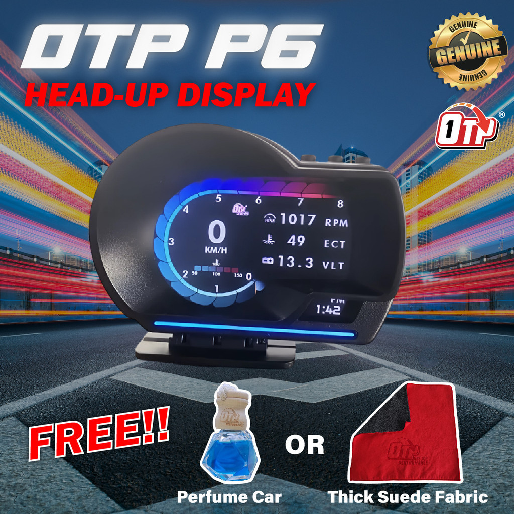 P6 F8 F9 PLUS Car OBD GPS OBD2 Meter Digital Scanner Alarm Speed Gauge ...