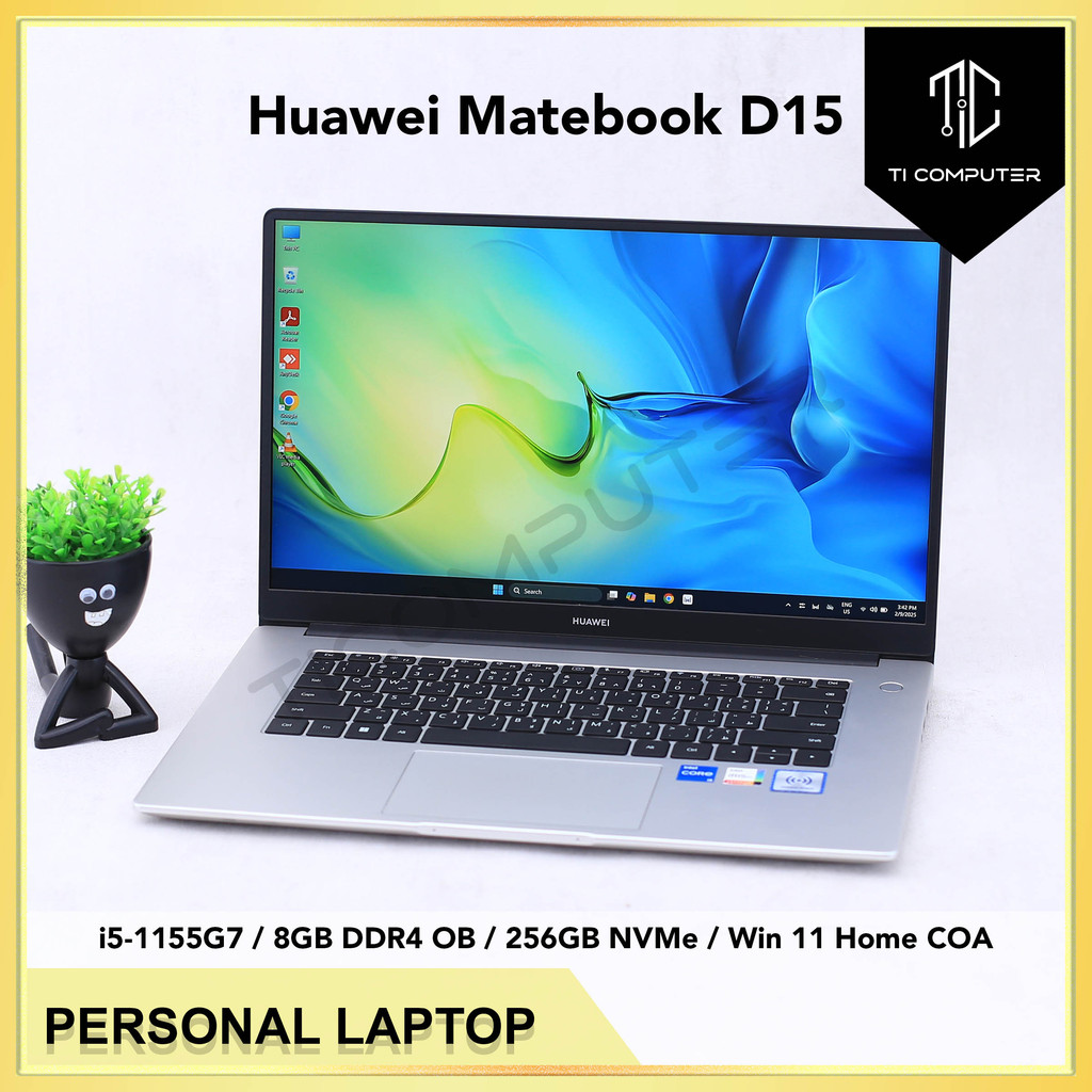 Huawei Matebook D15 Intel Core I5-1155G7 8GB DDR4 OB RAM 256GB SSD Win ...