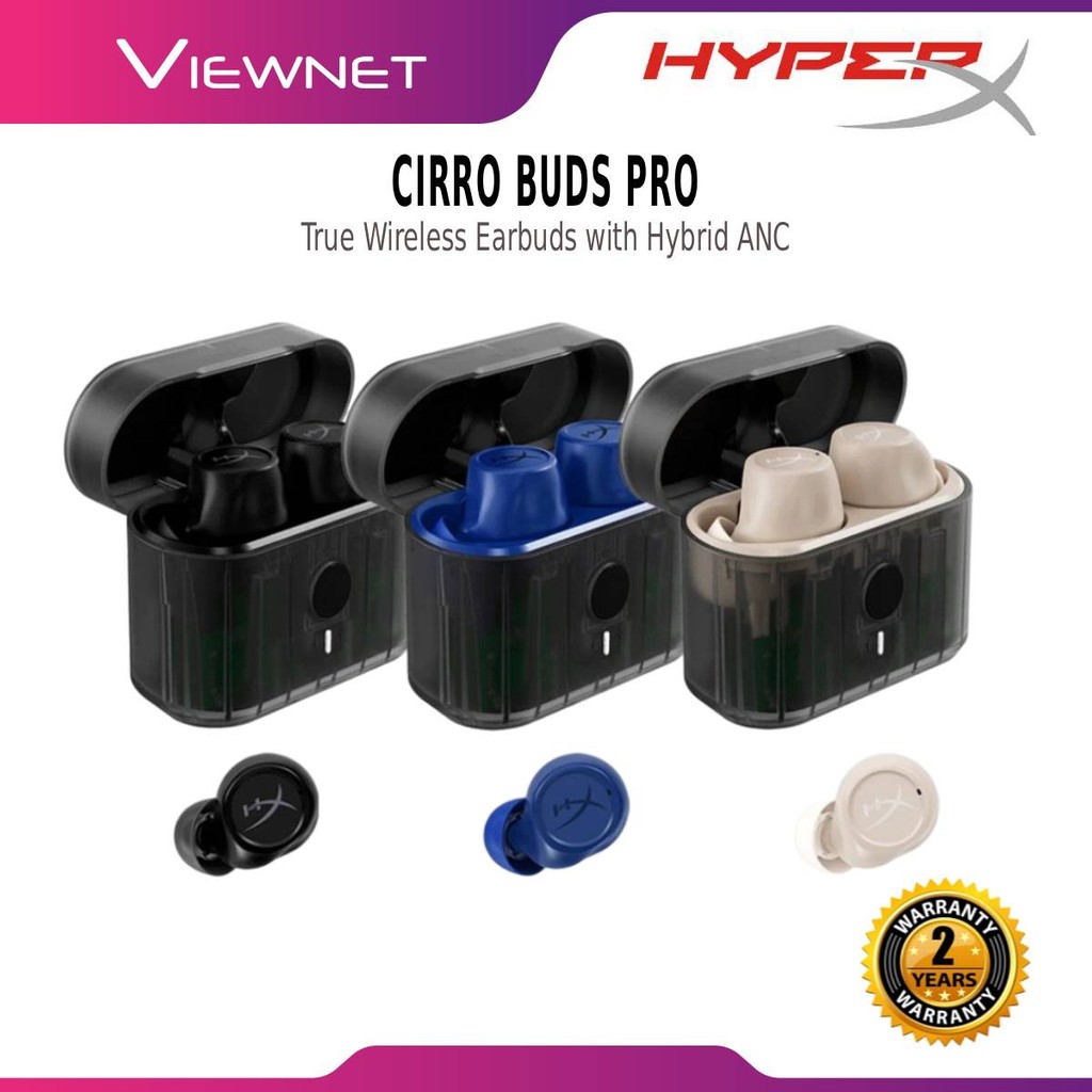 HYPER-X HYPERX CIRRO BUDS PRO BLUETOOTH 5.2 EARBUDS TRUE WIRELESS ...