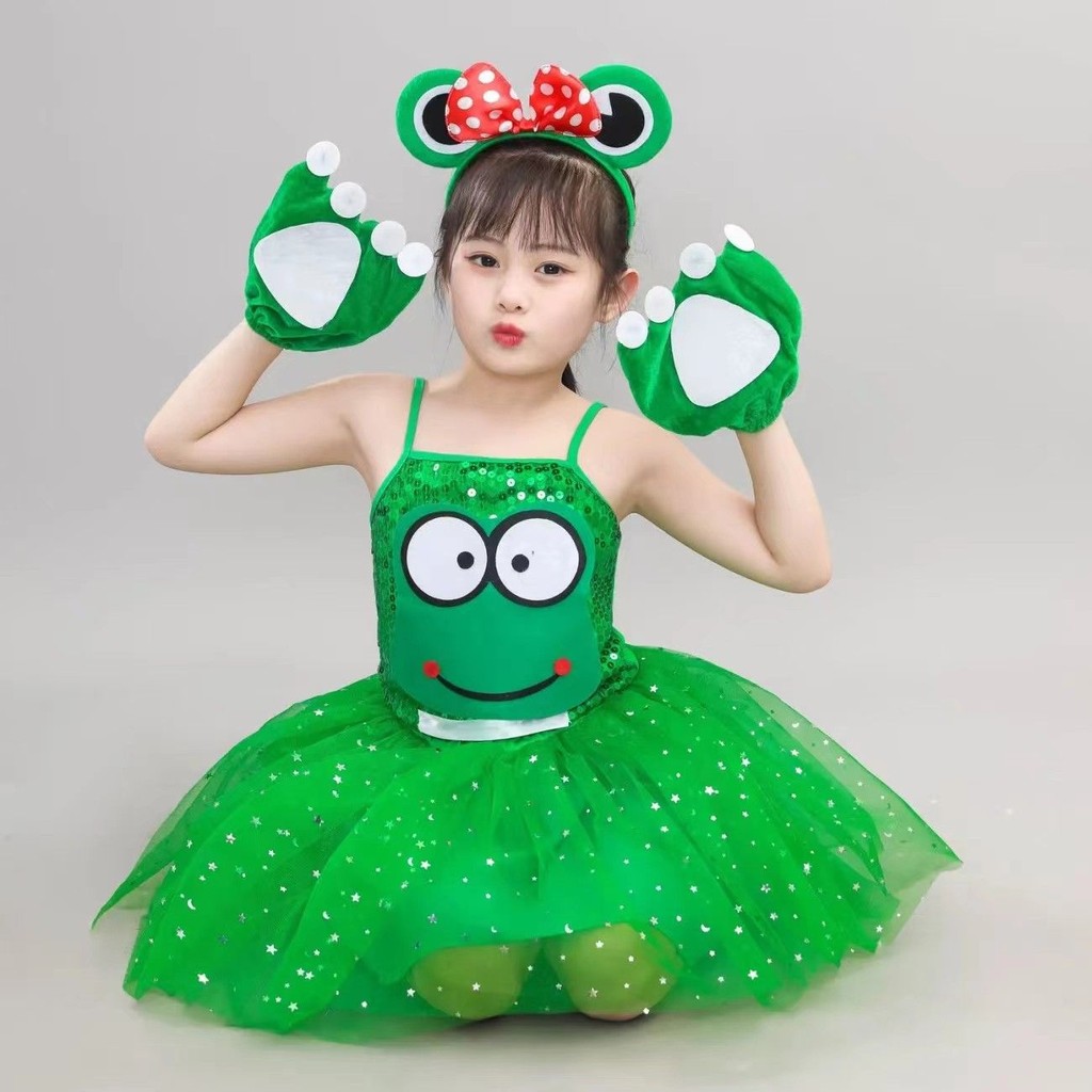 ZST Children's Frog Performance Costume Animal Costume Little Tadpole ...