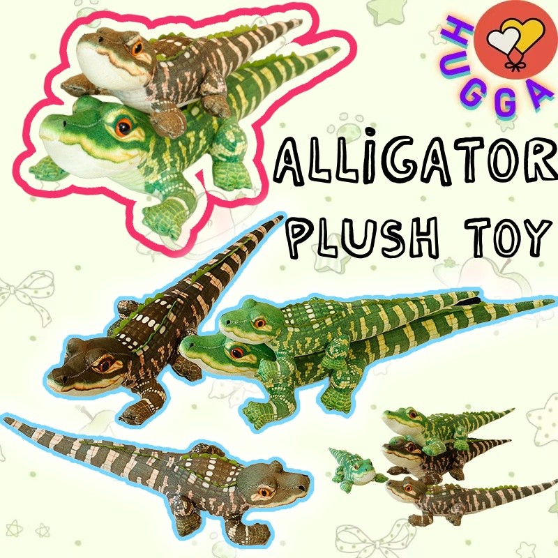 HUGGA Faux Crocodile Plushie Toy Cute Crocodile Plush Doll Children's ...