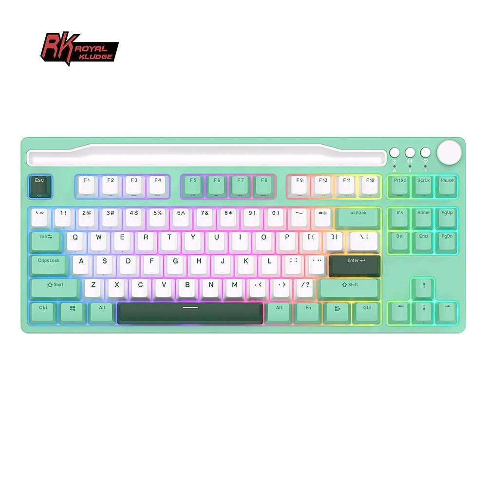 Royal Kludge Rk H87 Three Modes 87 keys Mechanical Keyboard | Shopee ...