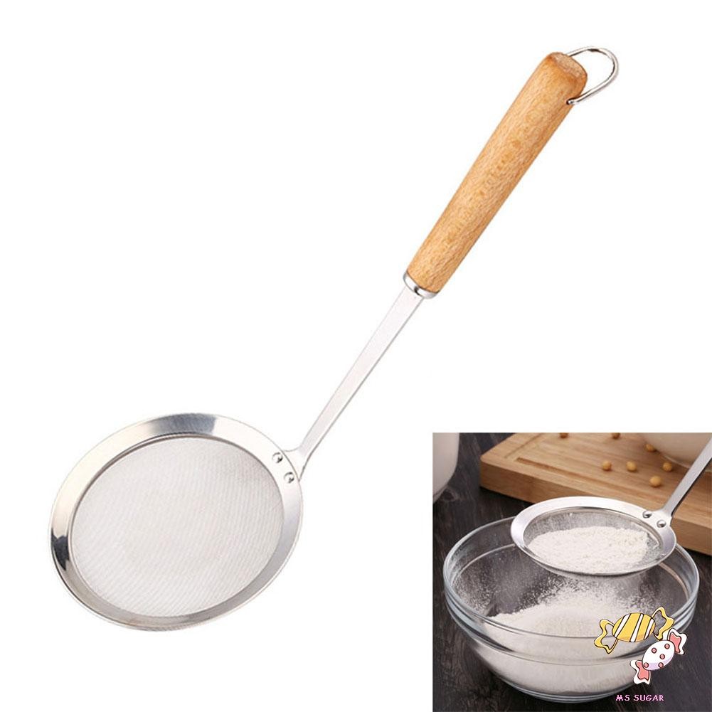 Stainless Steel Mesh Strainers Screen Oil Strainer Flour Sieve Baking ...