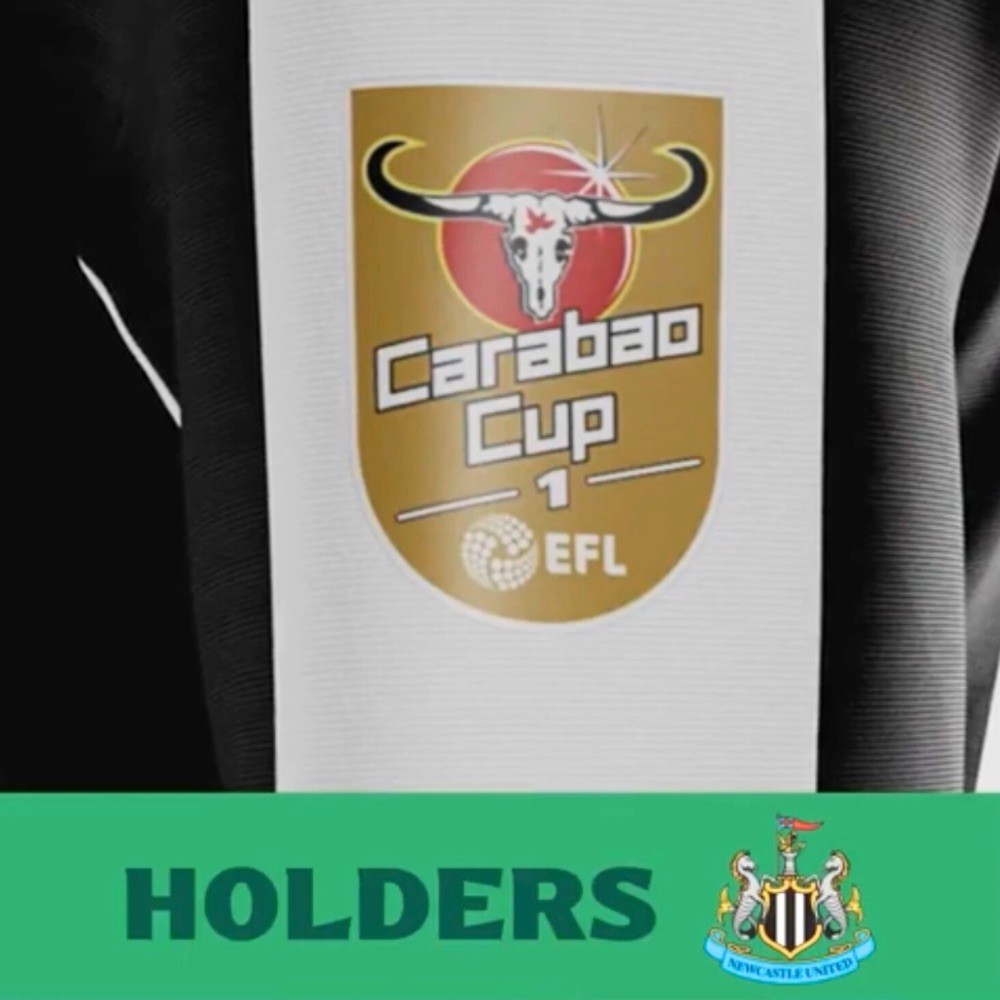 OFFICIAL EFL CARABAO CUP Holder GOLD Winners 1 2025-26 Patch (For ...