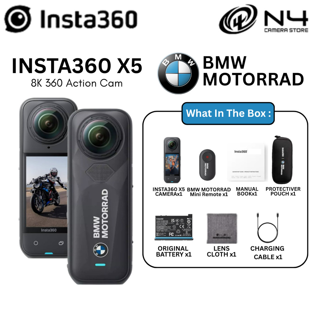 Insta360 X5/Insta360 One X5/The Ultimate 8K 360º Action Camera ...