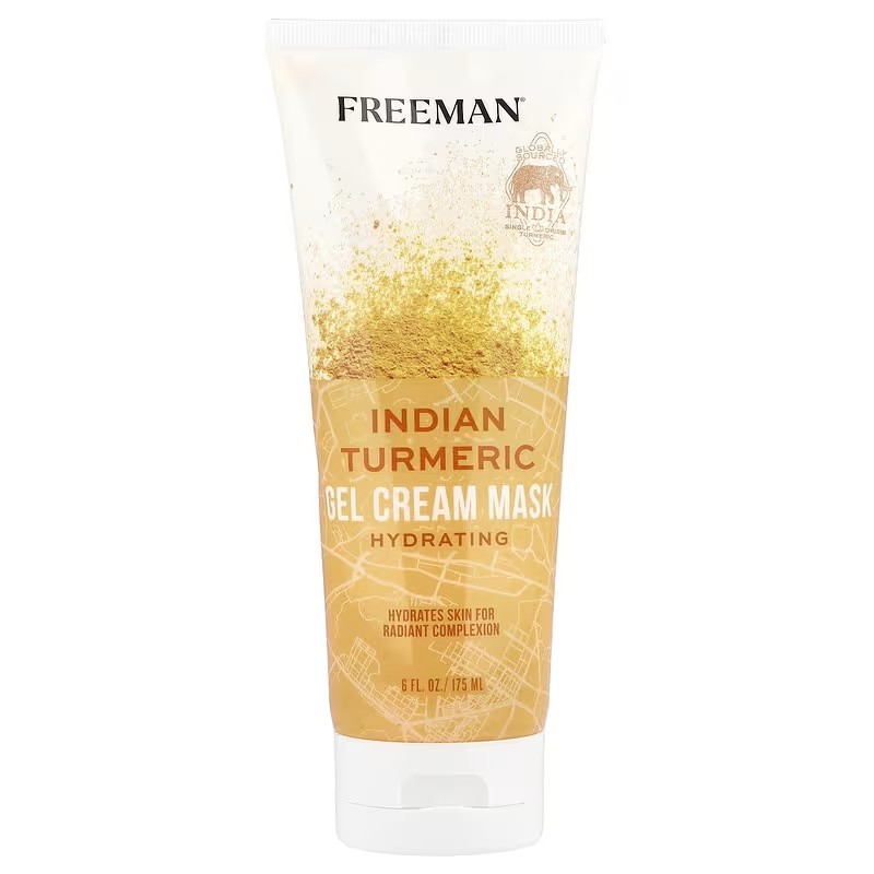 Freeman Beauty, Hydrating Indian Turmeric Gel Cream Beauty Mask, 6 fl ...