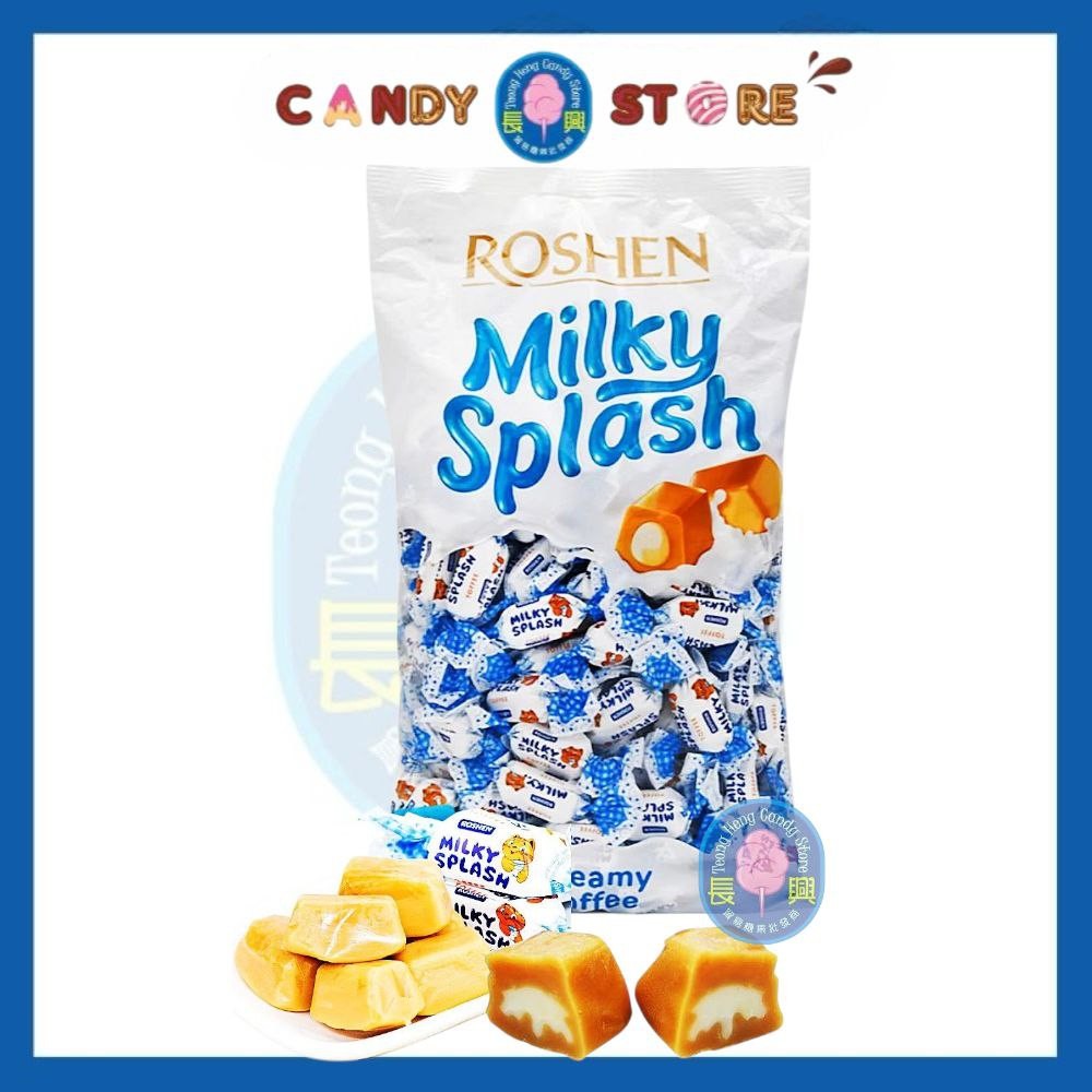 Roshen Milky Splash Creamy Toffee With Milk Filling HALAL | Shopee Malaysia