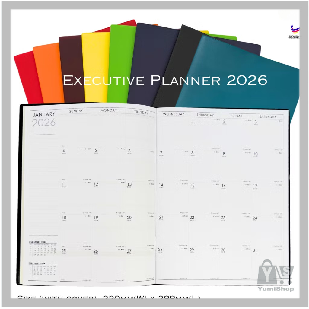 [Ready Stock] Executive Planner 2026 A4 Size Corporate Planner Diary ...