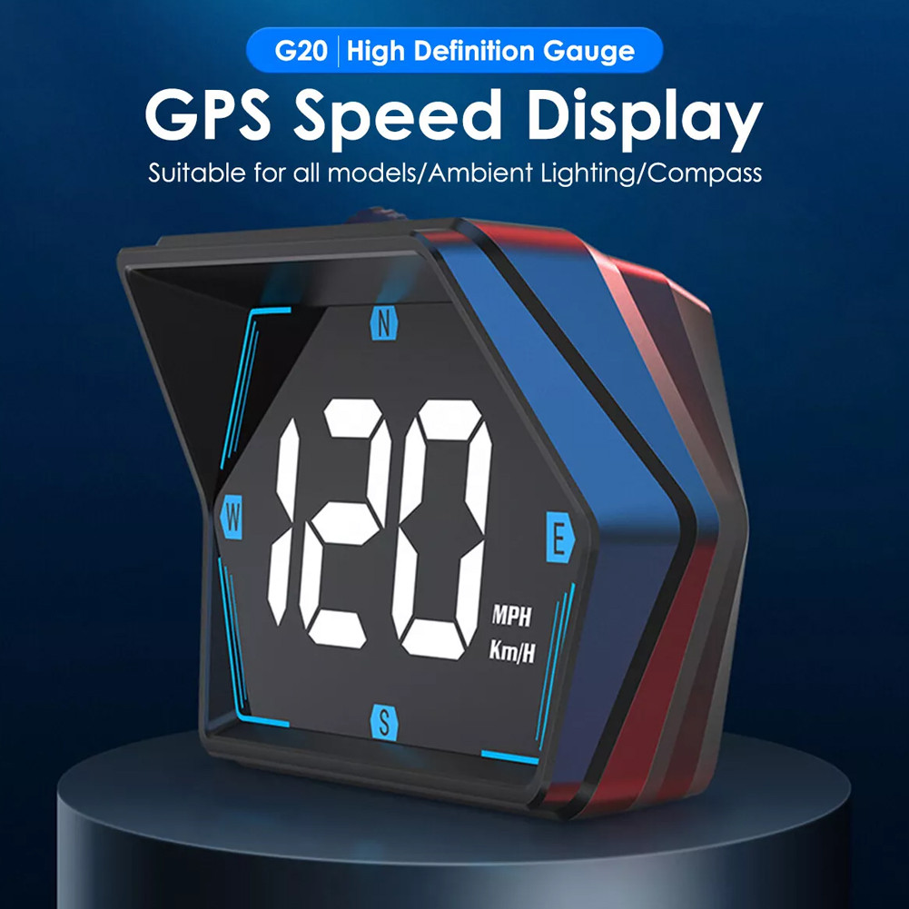 [Getdouble.my] Car Digital GPS Speedometer HD LED Display Speed MPH KMH ...