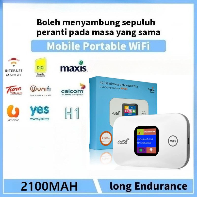 Portable Modem USB WiFi 4G LTE 150Mbps Mifi Router Hotspot Kad SIM ...