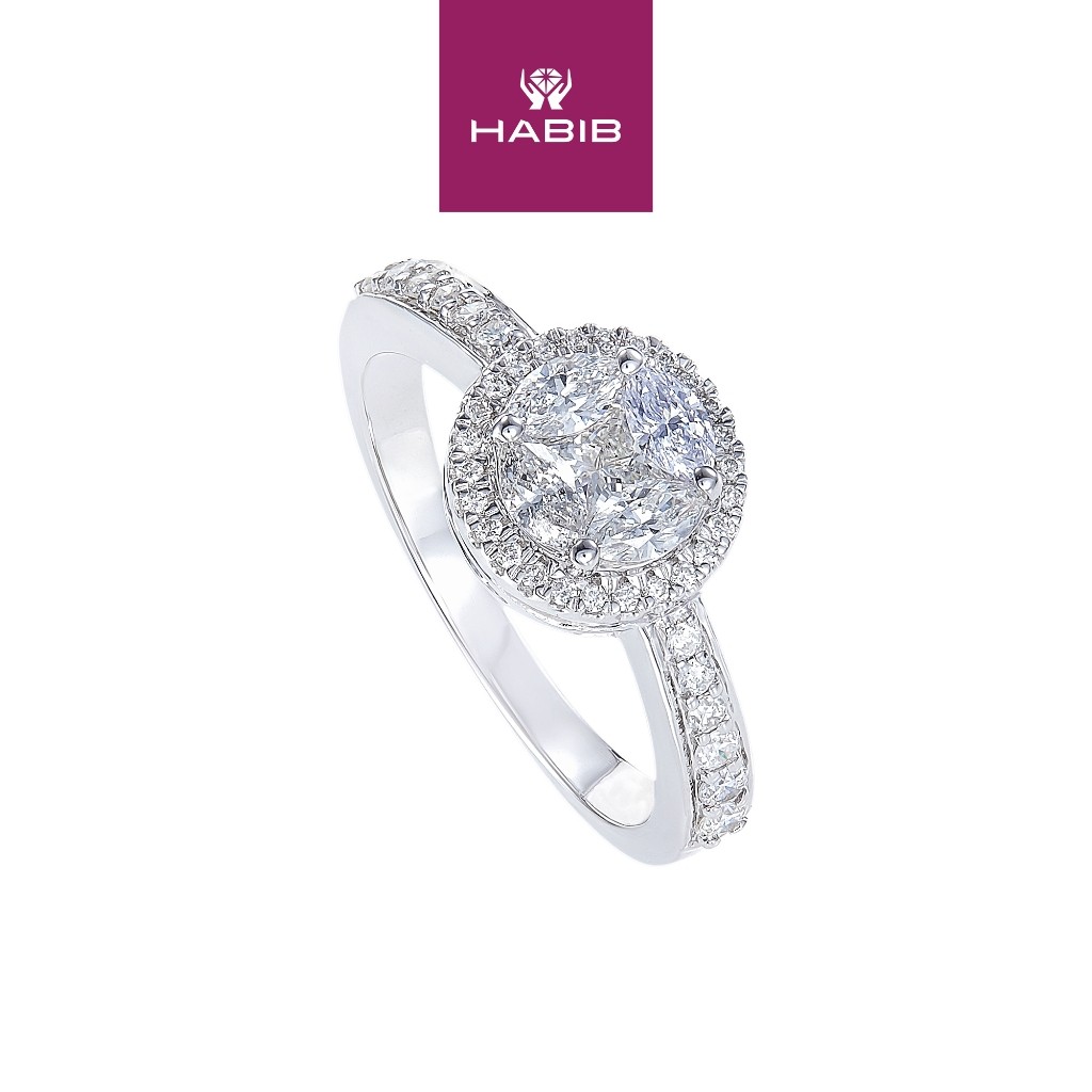 HABIB EMPRESS | Diamond Ring in 750/18K White Gold 260820521-WG-13 ...