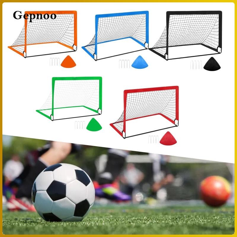 Gepnoo Kids Soccer Goal Net, Soccer Gate with Stakes And Carry Bag ...