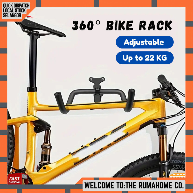 Road Bike Hanger | Adjustable Wall Bicycle Rack Scalable MTB Universal ...