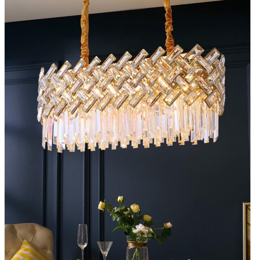 Lampu Candelier Kristal Lampu Crystal Chandelier Pendant Light Ceiling ...