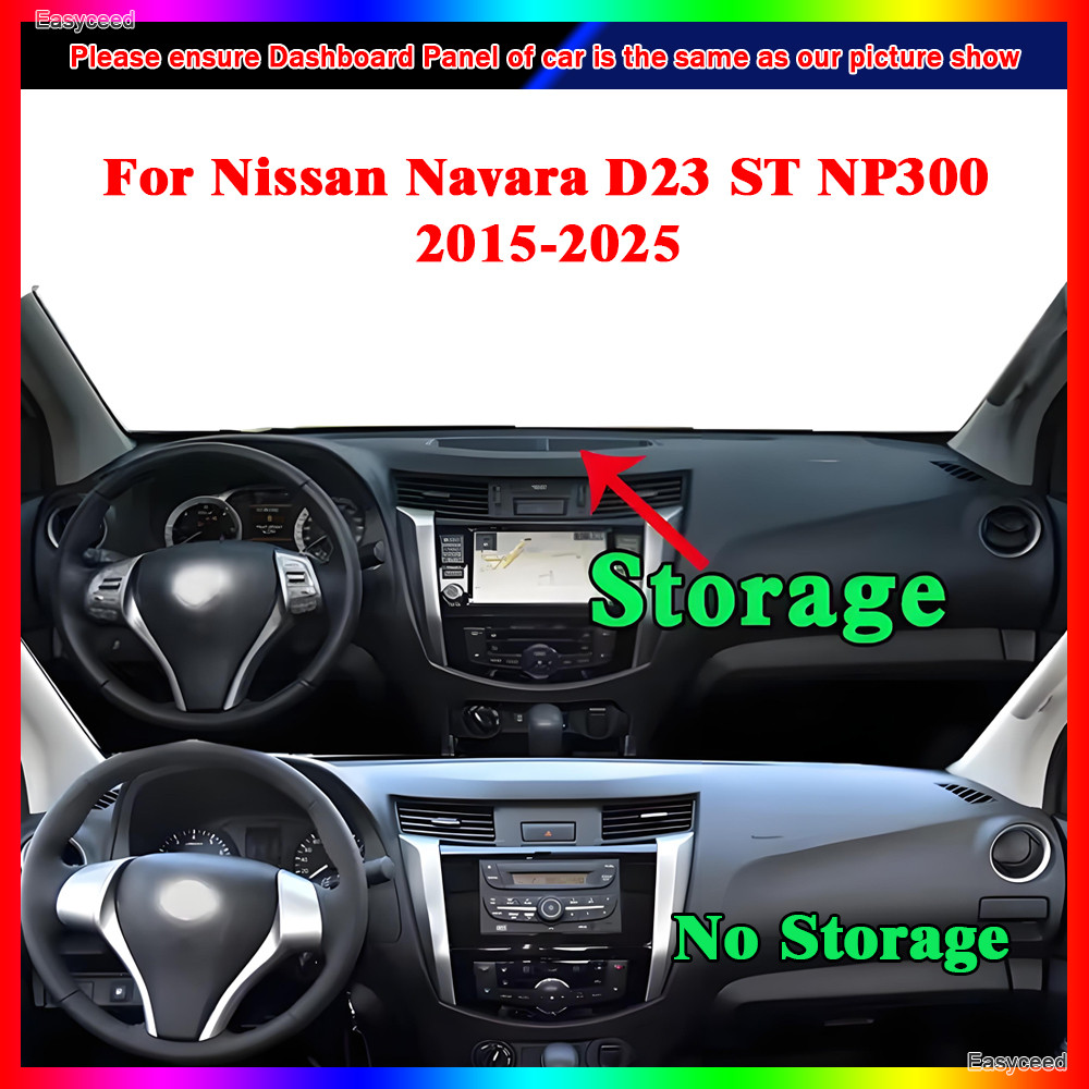 For Nissan Navara D23 ST NP300 2015 ~ 2025 Car-Styling Dashmat ...