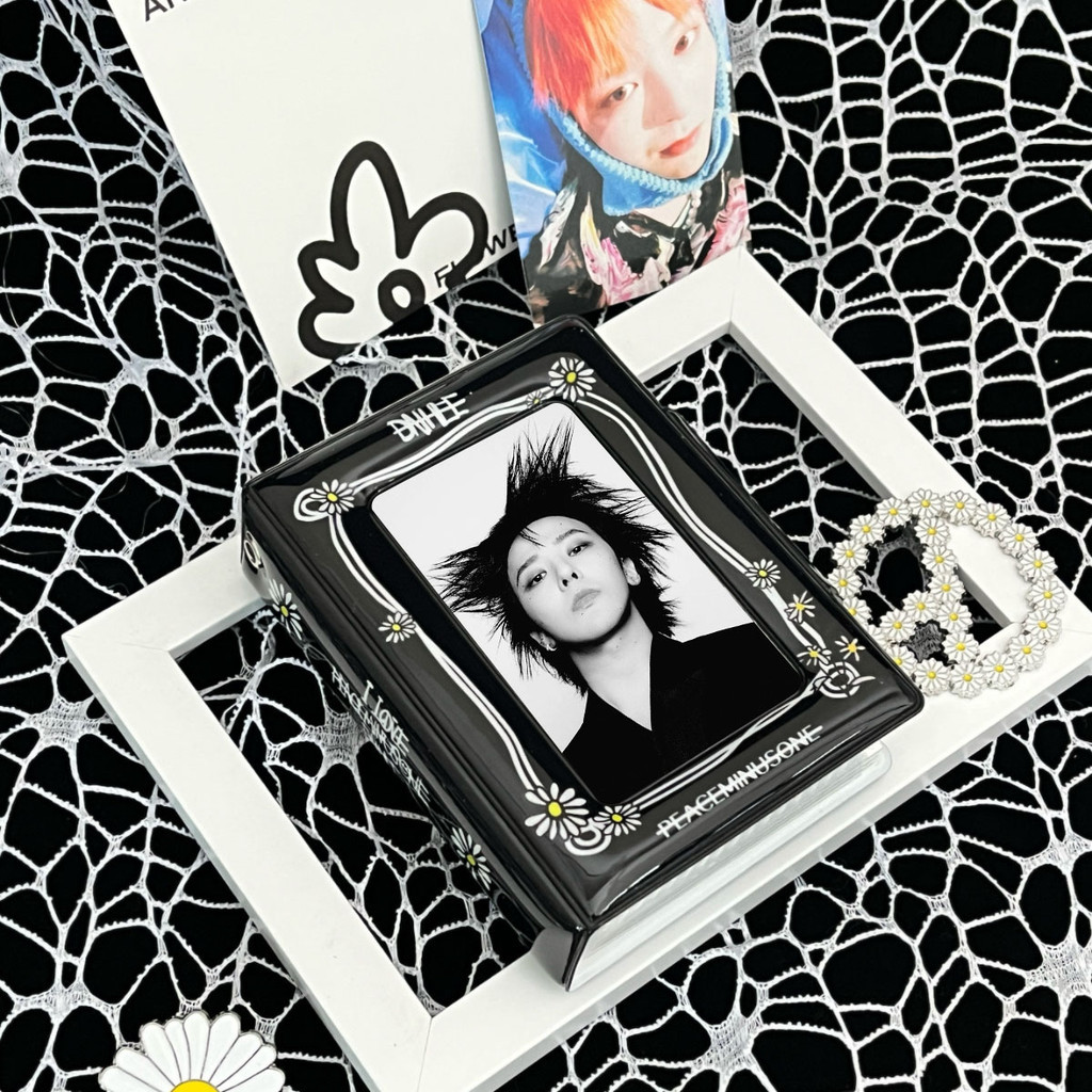 Kpop G-DRAGON Ins Style Reverse Closure One-piece Card Case Album Idol ...