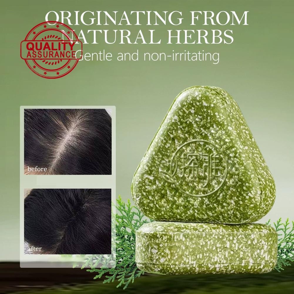 Seven Green Arborvitae Leaf Usman Grass Shampoo Soap Control Hair Anti ...