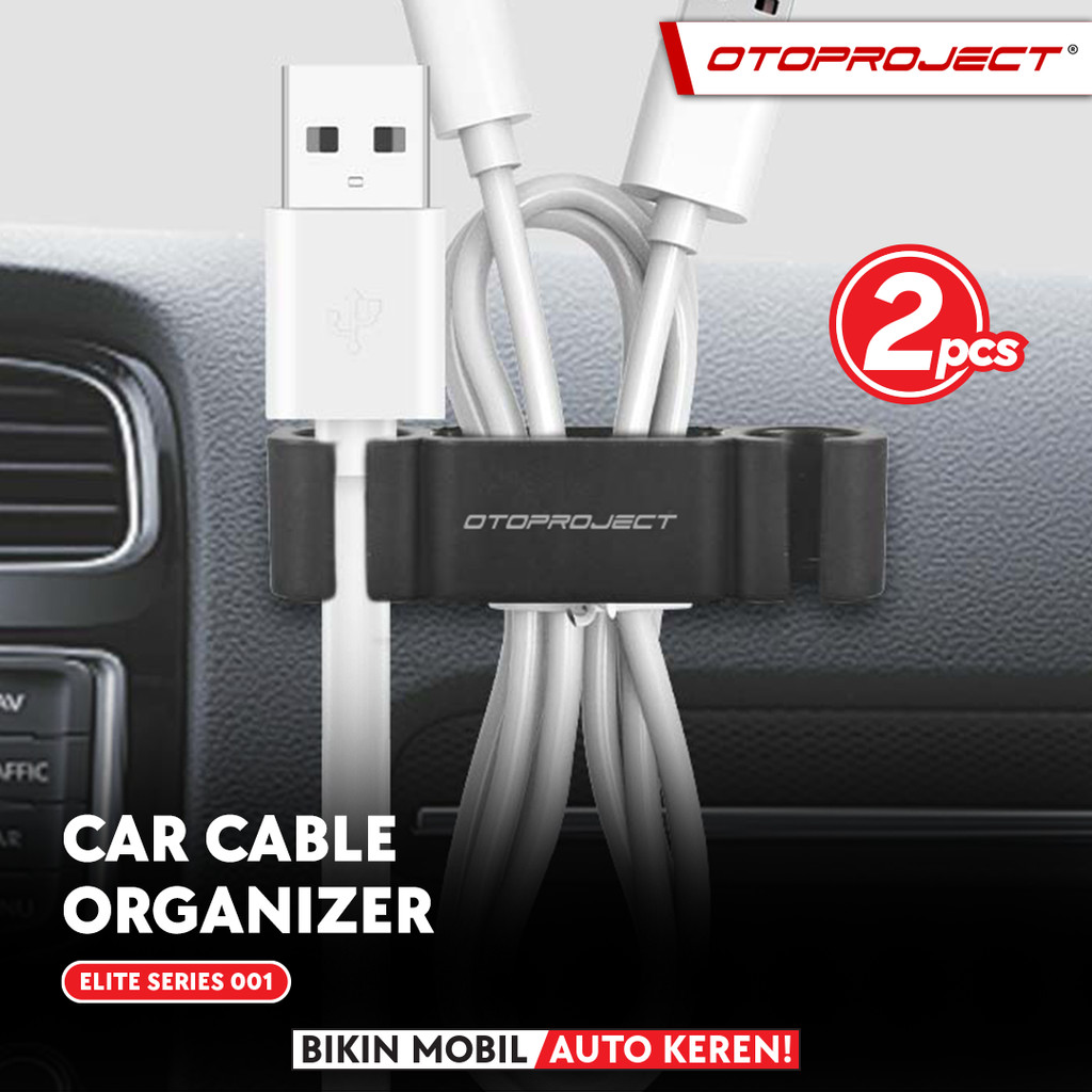 Otoproject - Car Cable Organizer Elite Series 001 Onxy Black | Car ...