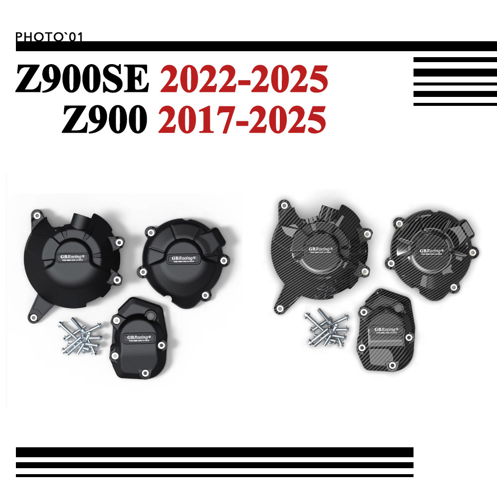 PSLER For KAWASAKI Z900 SE Z900SE Engine Cover Engine Guard Protector ...