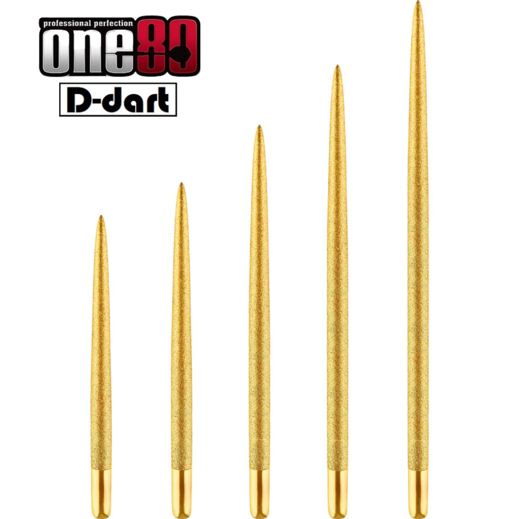 ONE80 Dart Point - LONG TAPER SAND COATED Steel Points Replacement ...