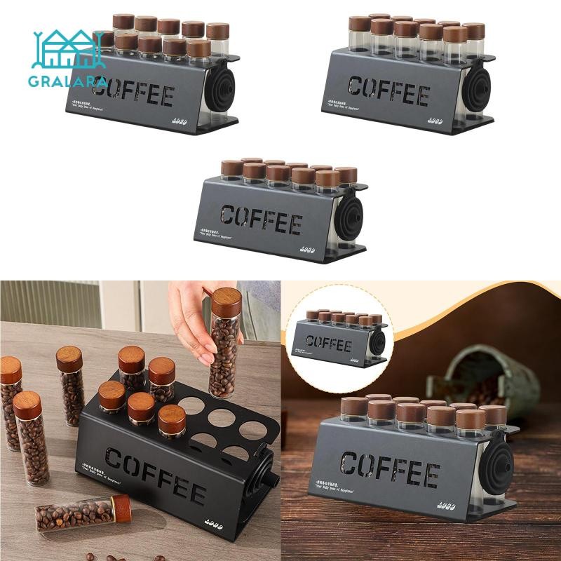 [Gralara] Single Dose Coffee Bean Storage Tubes, Glass, Vials ...