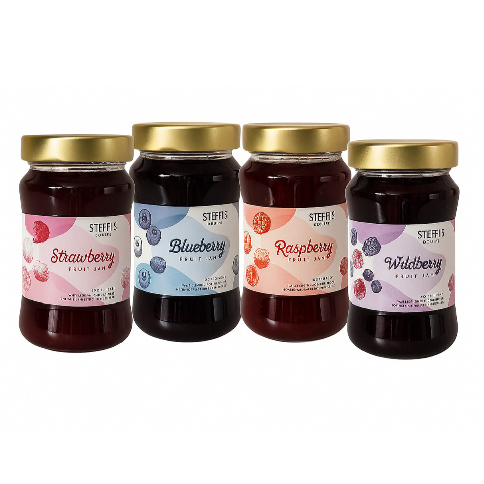 Steffi’s Choice Jam 340g – Wildberries / Strawberry / Raspberry ...