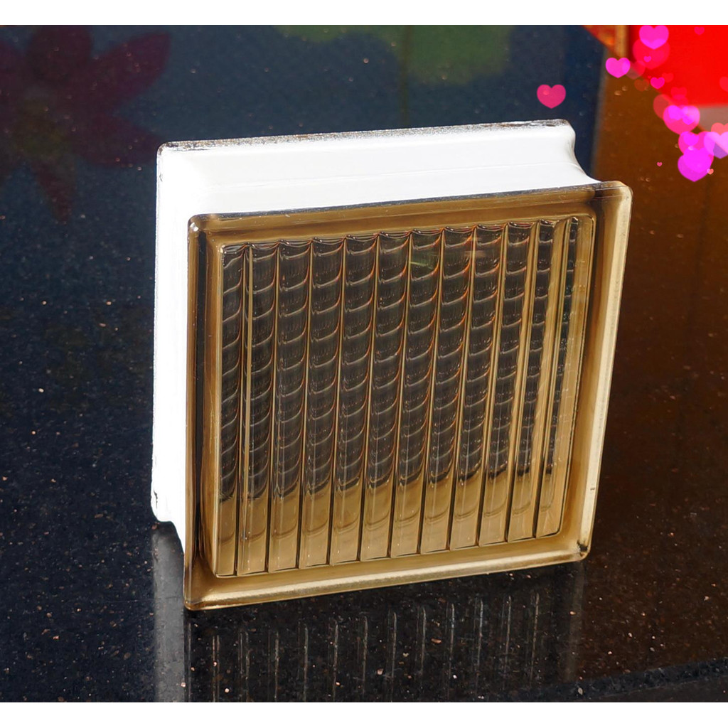Stained Glass Brick Wall Partition Background Wall Curtain Wall Case ...