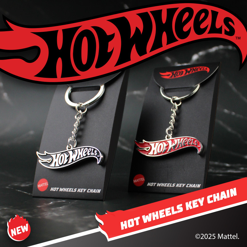 Hot Wheels Logo Car Keychain Ring for Men 2025 New Design Metal Key ...