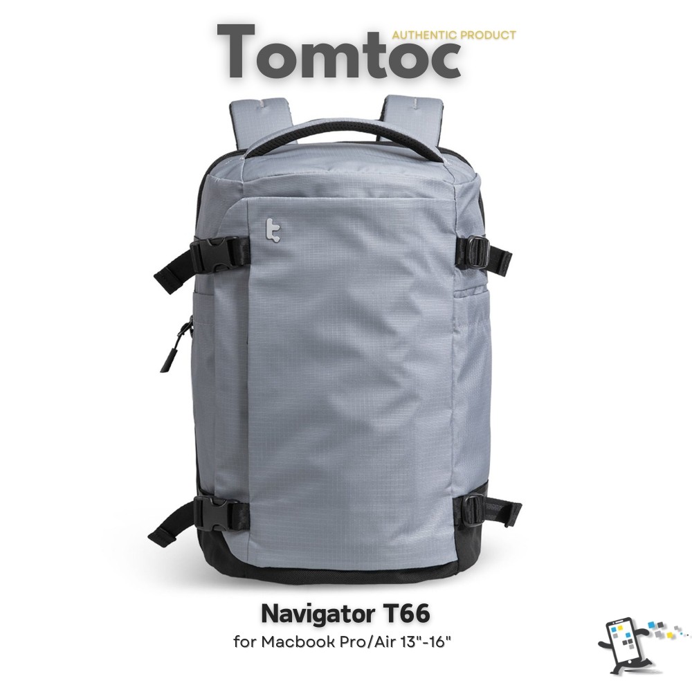 Tomtoc Navigator T66 Travel Laptap Backpack S 26 Liter | Shopee Malaysia