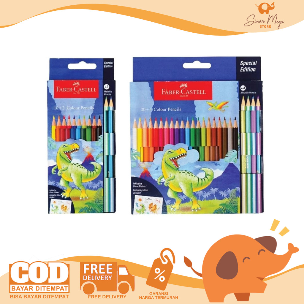 Faber Castell Color Pencil Special Edition Dino | Shopee Malaysia
