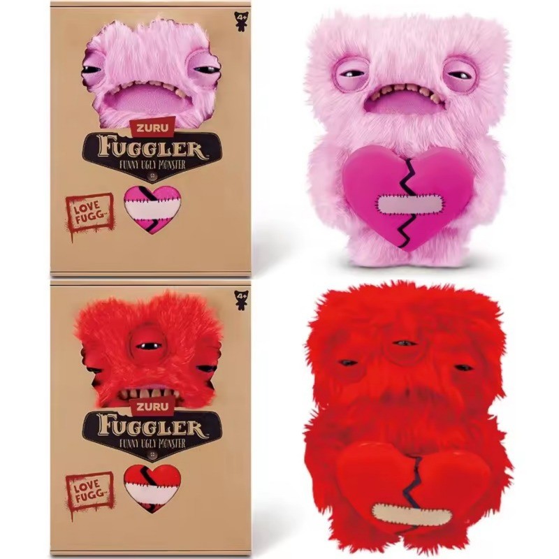 Popular Fuggler Plush Toys 22cm Ugly Monster Series Cute Tooth Monster ...