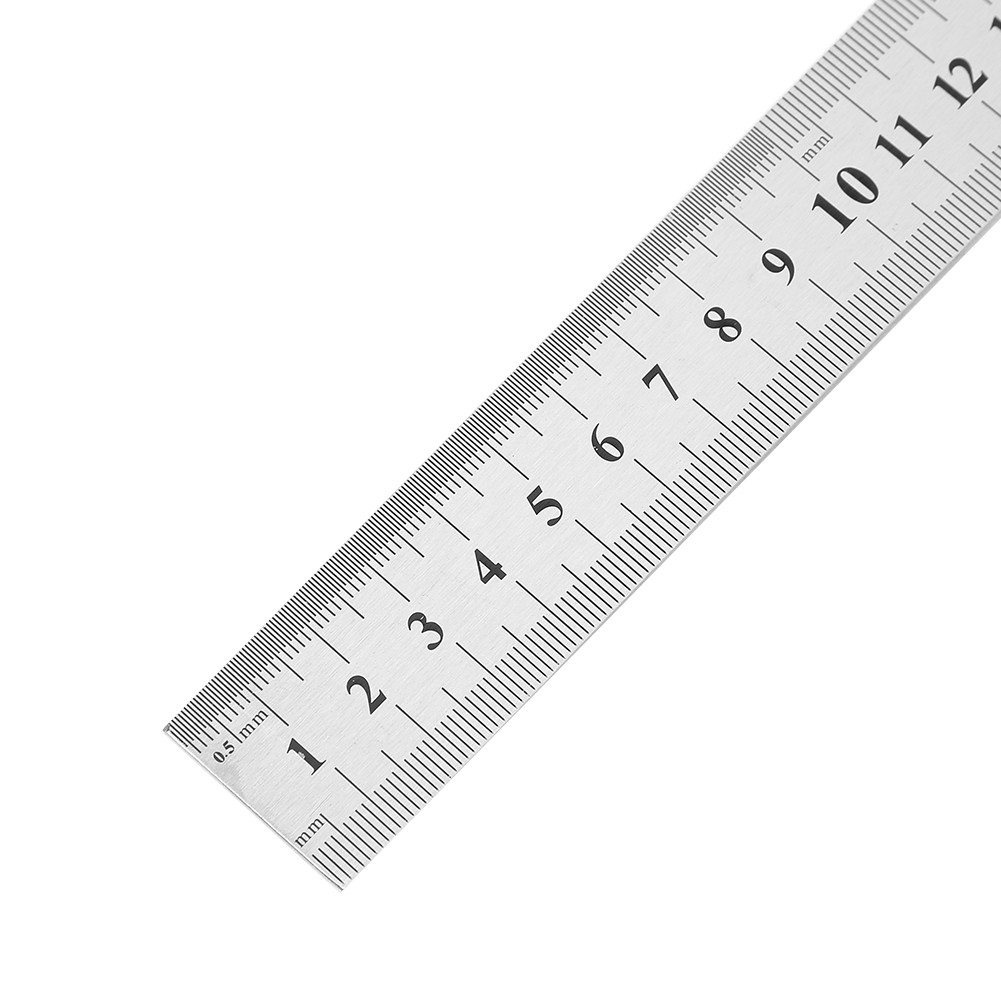 Stainless Steel Ruler Centimeter Ruler Millimeter Ruler Metal Straight ...