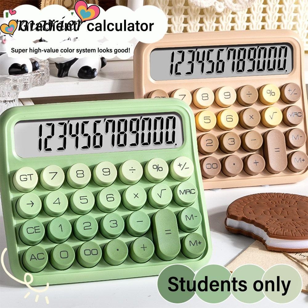 MARIER Students Calculator, Mechanical Keyboard with Lcd Display ...