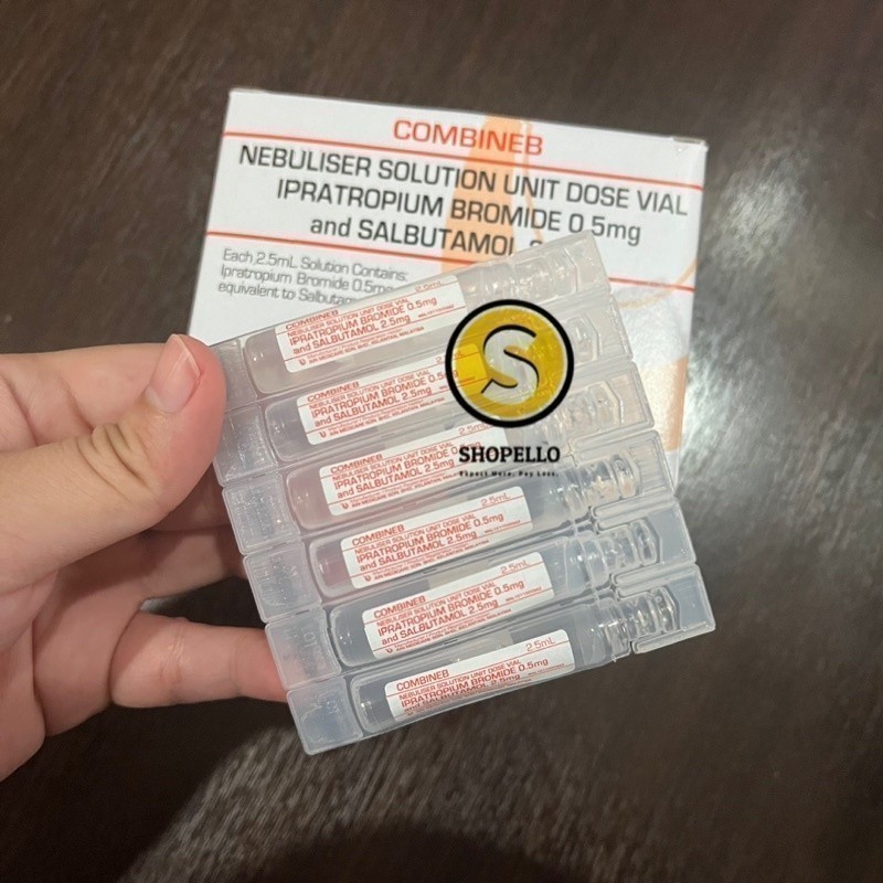 Combineb Solution for Nebuliser 2.5ml x 6pcs (EXP: DEC 2026) | Shopee ...