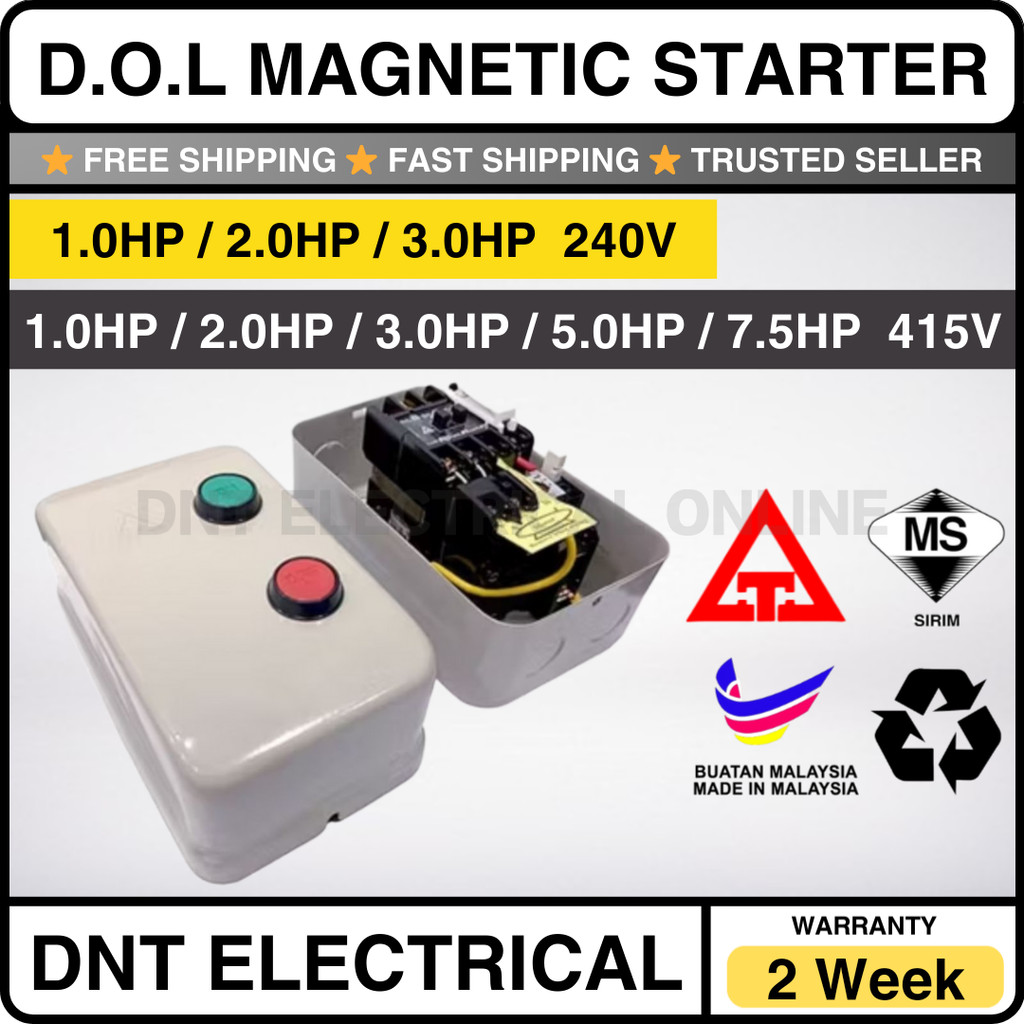 TAIAN DOL STARTER AIR COND STARTER MAGNETIC STARTER [ 240V/415V ...