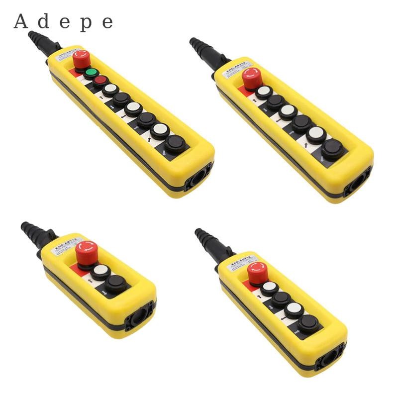 [Adepe] Crane Button Switch Industrial Basic IP65 with Rubber Cable ...