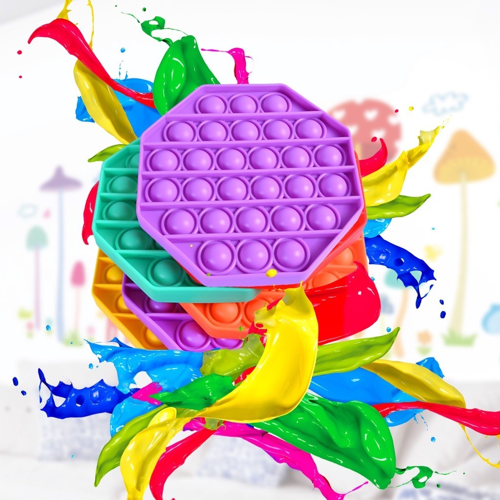 POP IT Push Pop Fidget Toys / Tik Tok bubble Stress Relief Toys ...