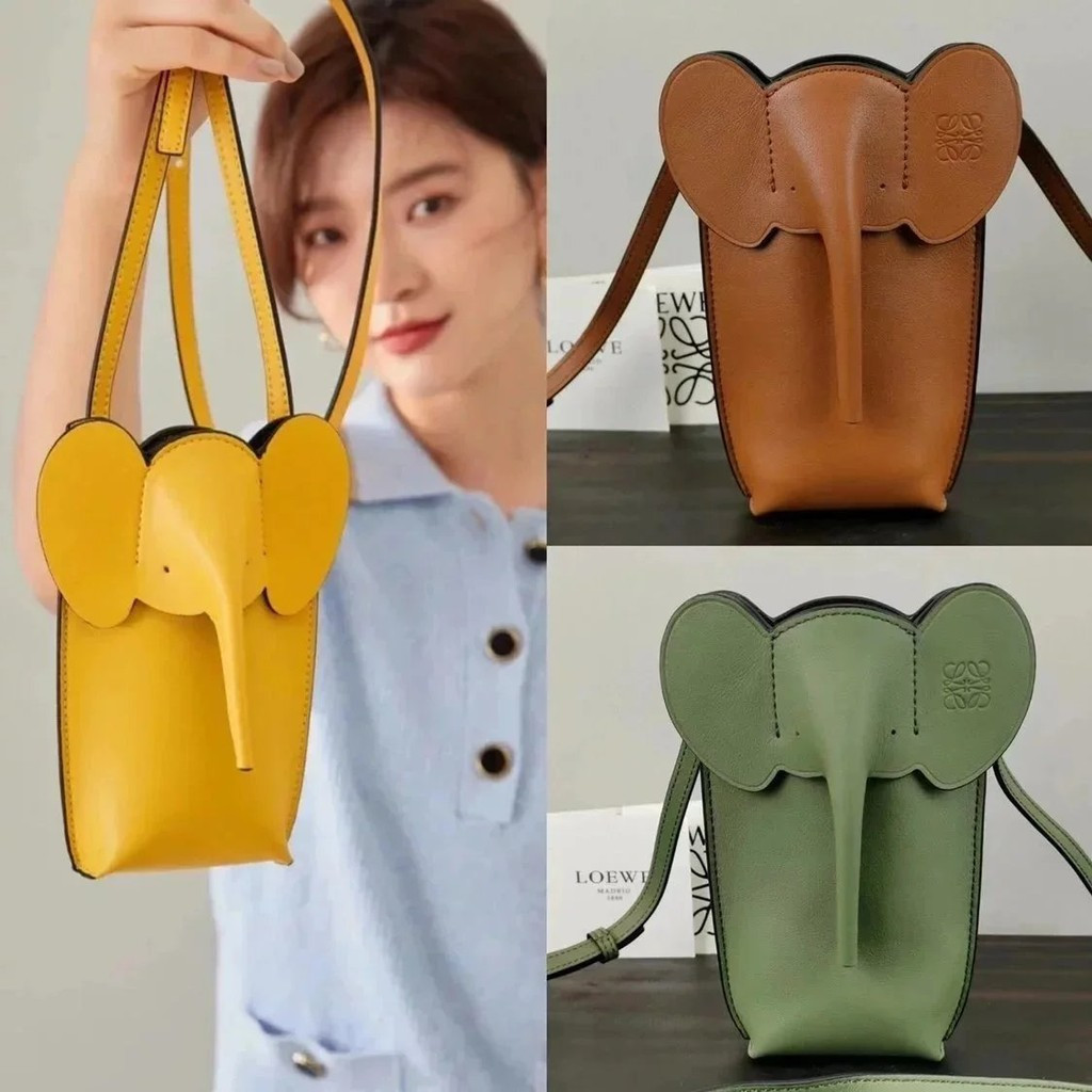 LOEWE LOEWE Spring Summer New Style Baby Elephant Bag Mobile Phone Bag ...