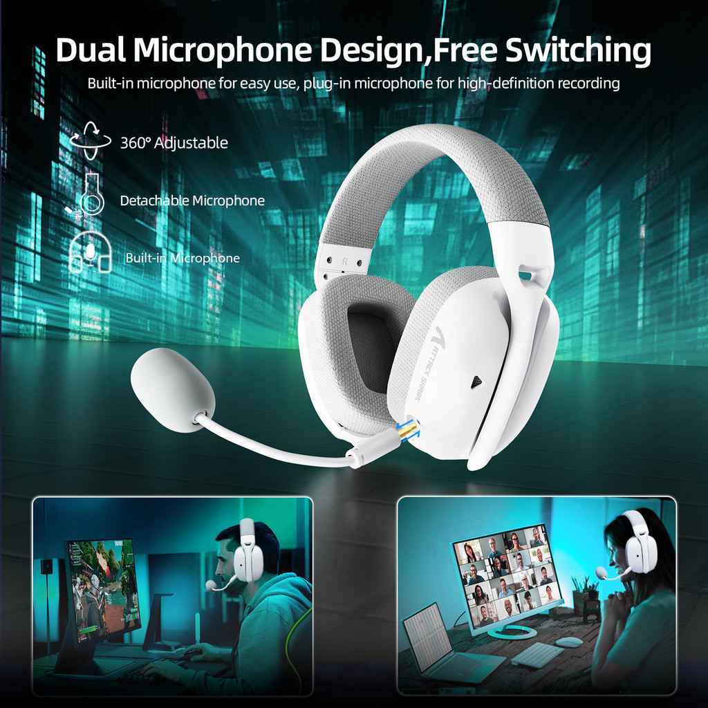 Attack Shark L80PRO/V10 Wireless Bluetooth 2.4G Tri-Mode Wired ...