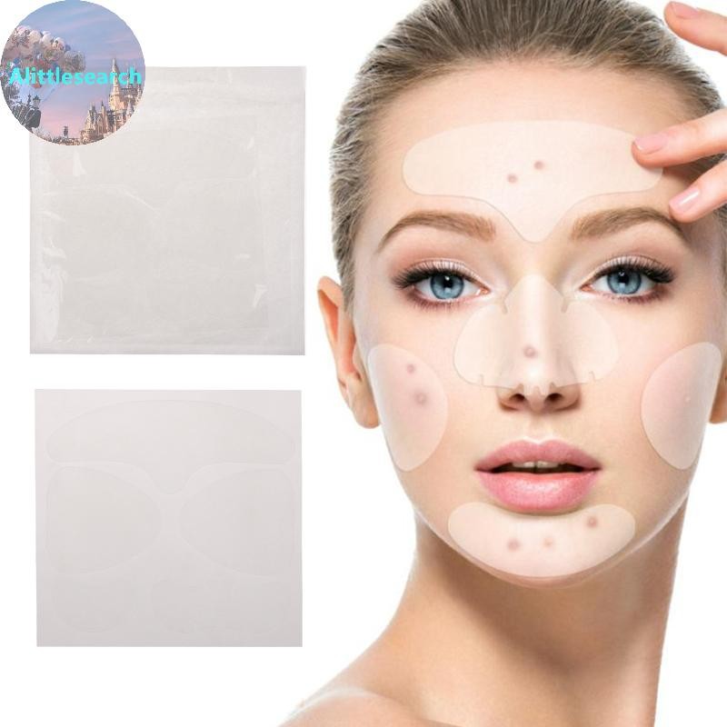 Alittlesearch Large Hydrocolloid Patch Full Face Pimple Patches Protect Skin Face Cleaning For ...