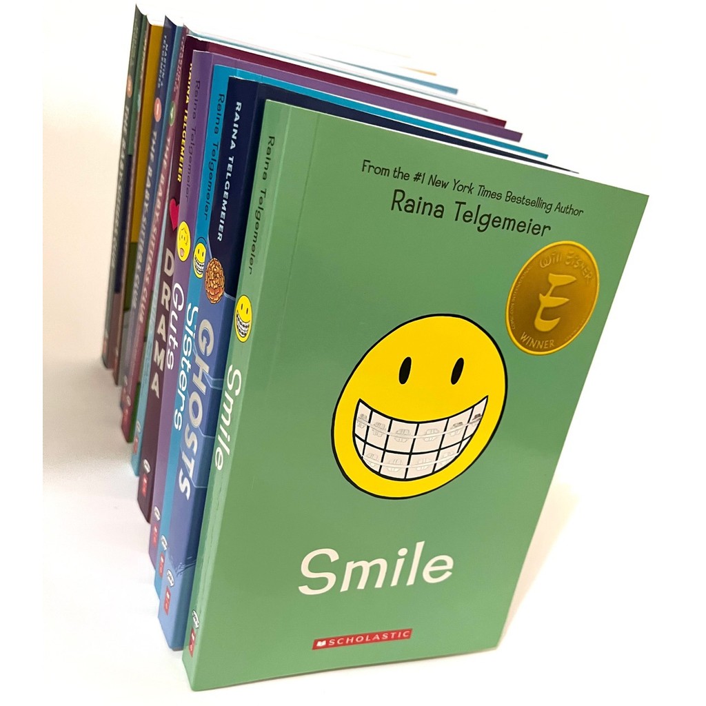 English Raina Telgemeier 10 Volumes Smile Series Children's Emotional ...