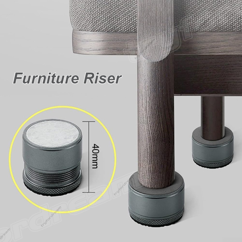 Adjustable Furniture Riser Table Leg Support Bed Sofa Heightening Pad ...