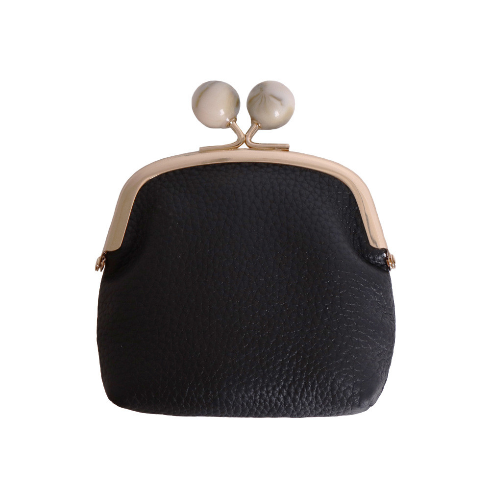 Coin Purses For Women Leather Small Coin Pouch With Kiss Lock For Coins ...