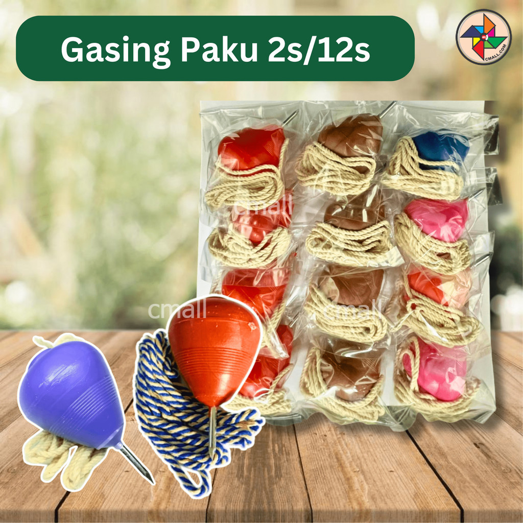 [CM] Gasing Plastic Paku Traditional Mainan Gasing Budak 2s/12s ...