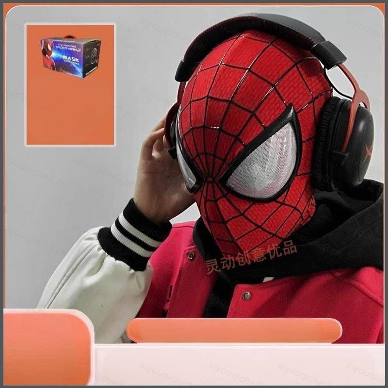 SQ Spider-Man hood Eyes are movable Blinkable face mask Extraordinary ...