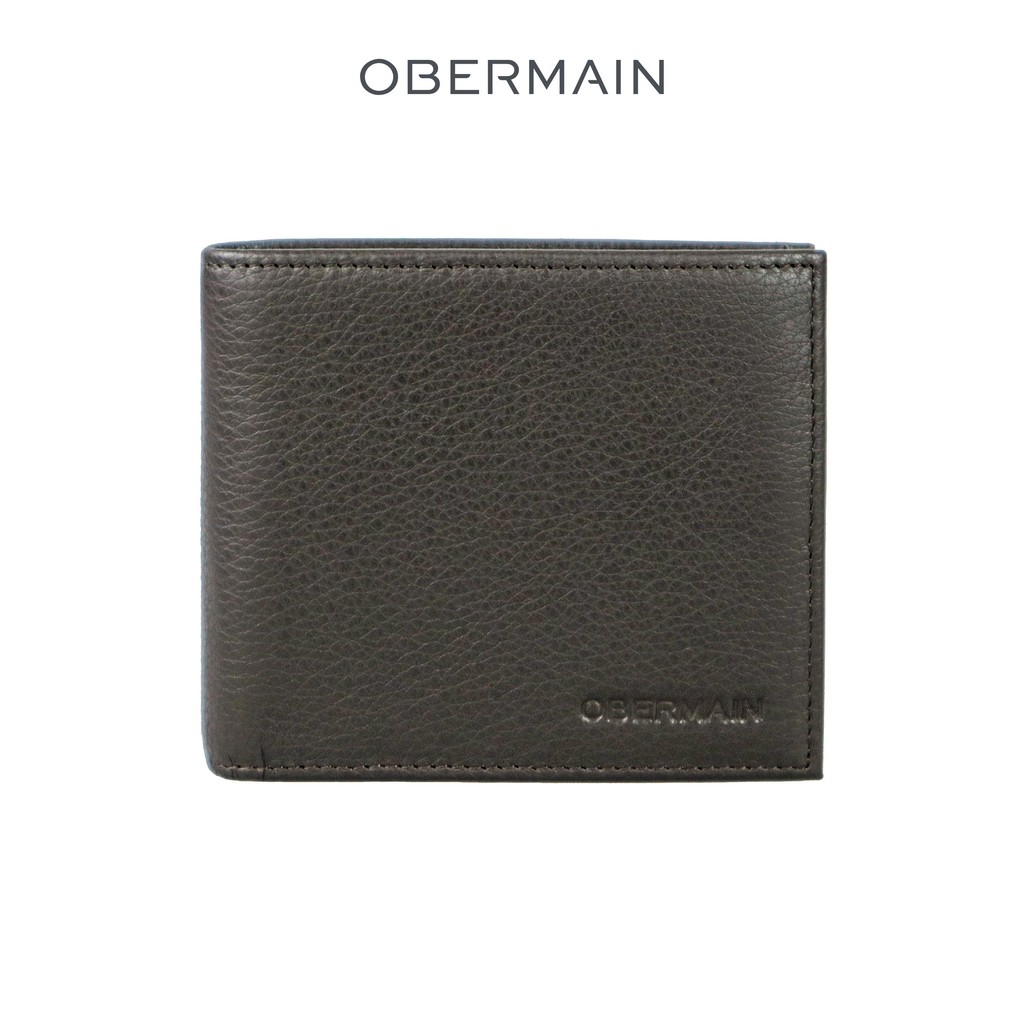 OBERMAIN RFID Short Wallet / Genuine Leather / Brown / OBW324G1 ...