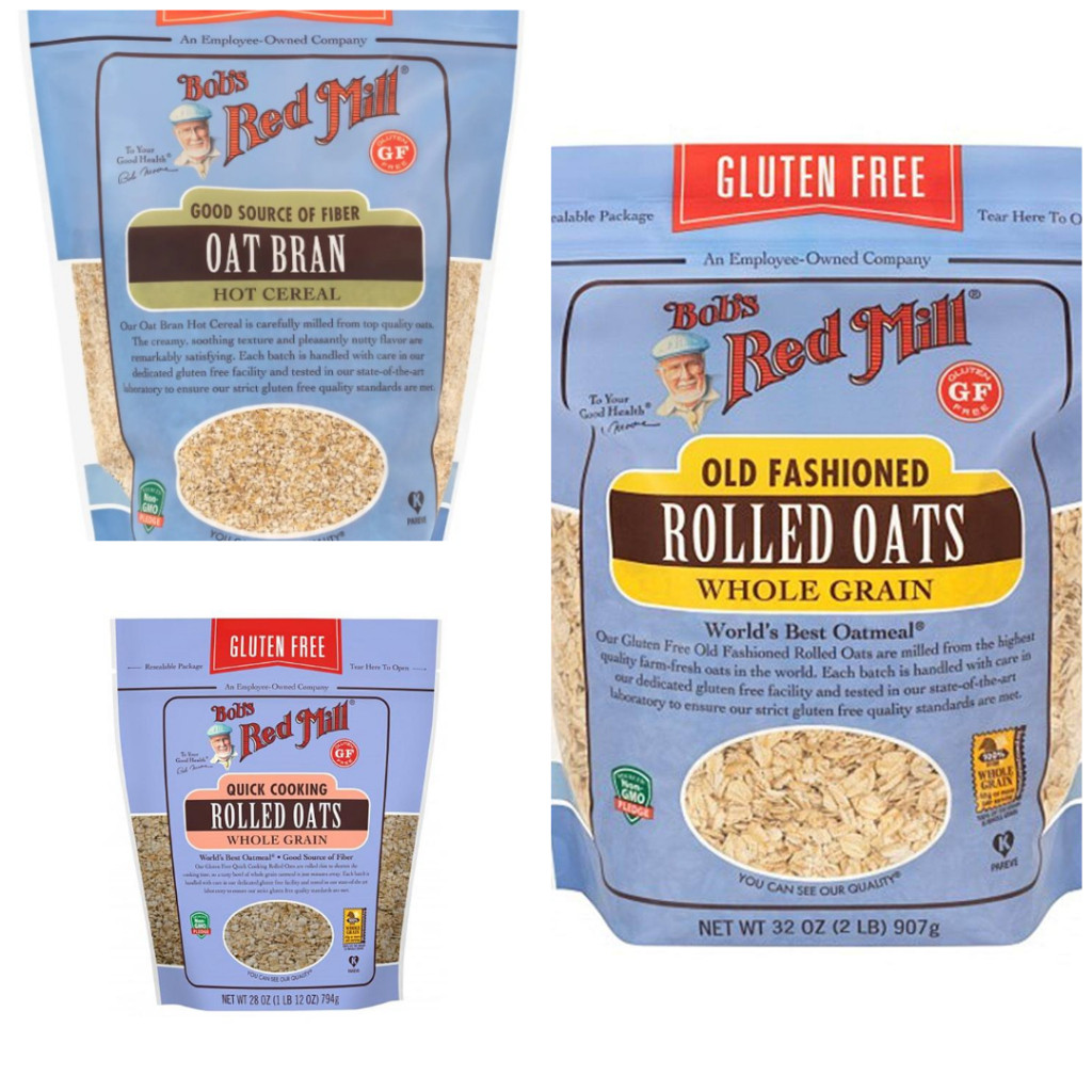Bob’s Red Mill Gluten Free Oats & Oat Bran – Quick 794g / Regular 907g ...