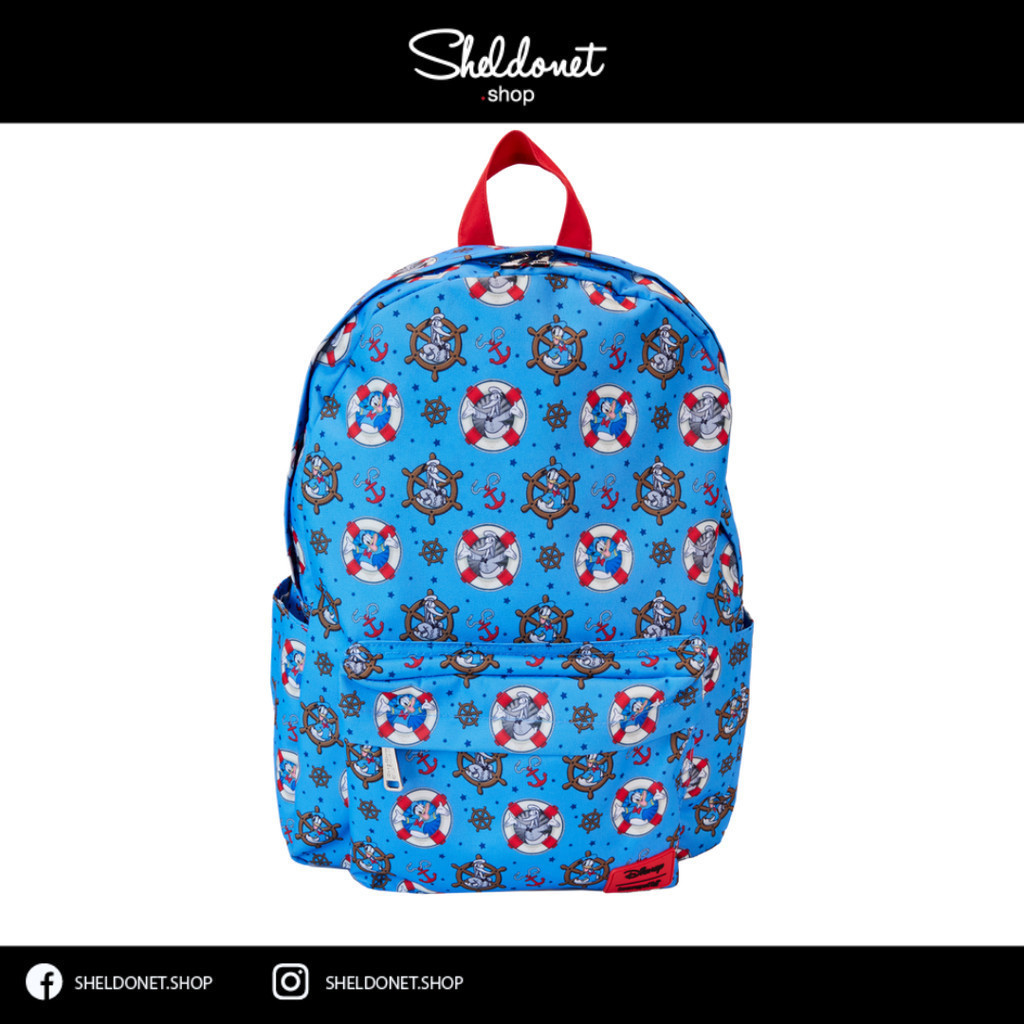Loungefly: Donald Duck 90th Anniversary All-Over Print Nylon Full-Size ...
