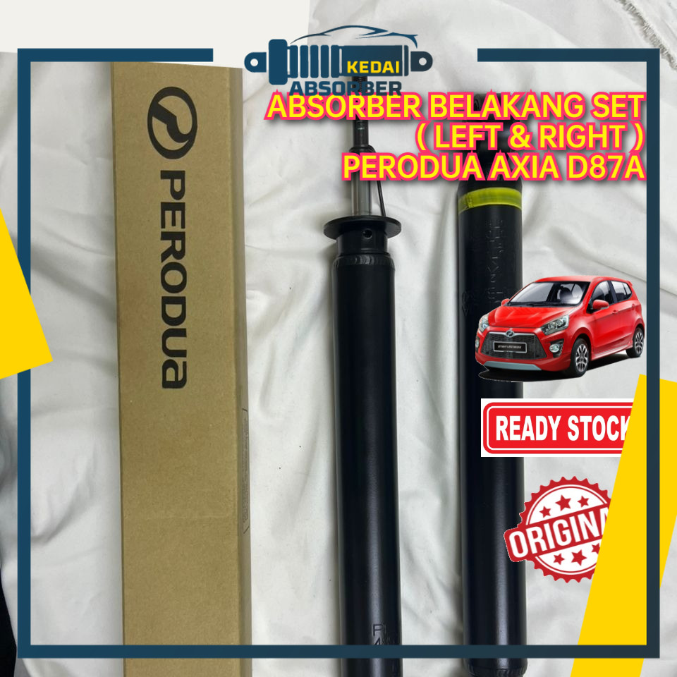PERODUA AXIA D87A 2014-NOW GENUINE GAS SHOCK ABSORBER SET (BELAKANG ...